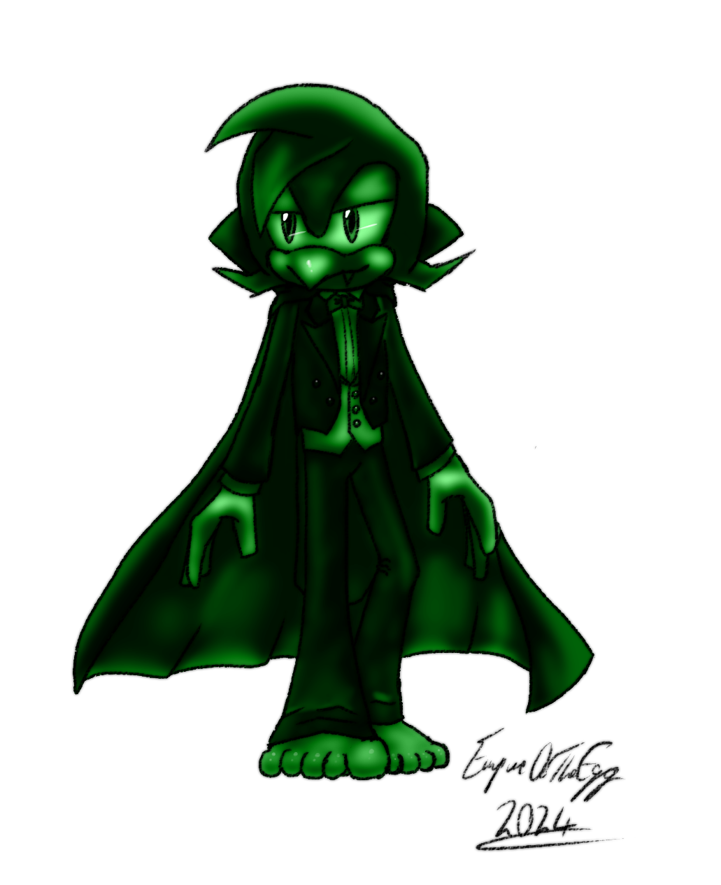 Bean the Barefoot Vampire by MidnightMuser