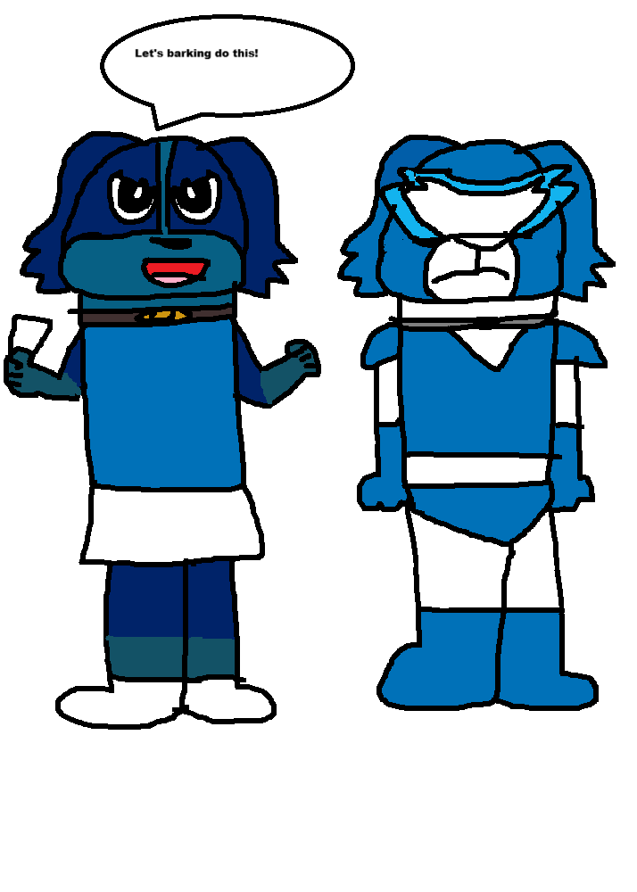 Khloe / Ruff Ruff Blue by jeremycrimson