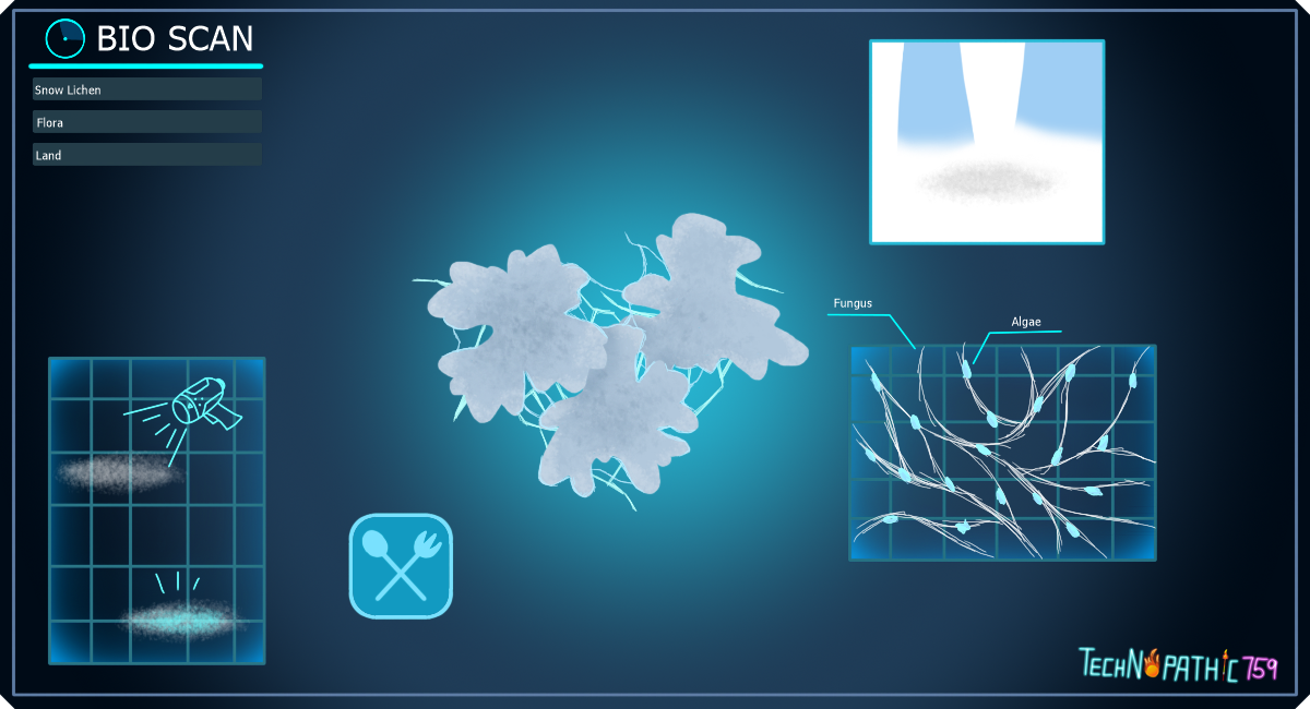 Additional biome creature-- Snow Lichen by Netherkitty