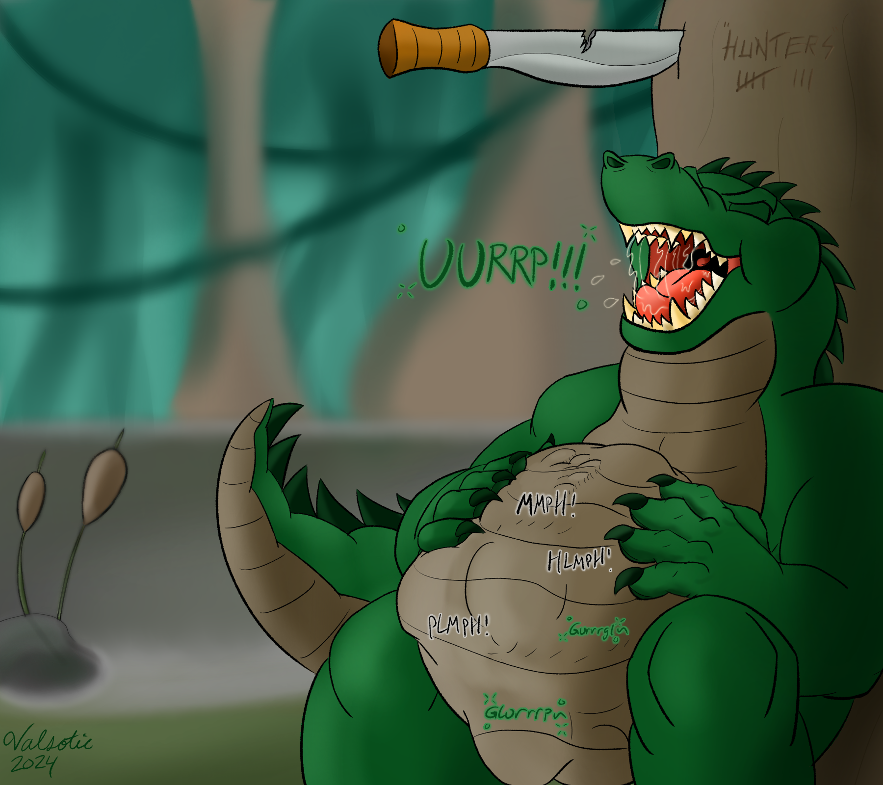 Alligator Hunt [Vore] by Valsotic