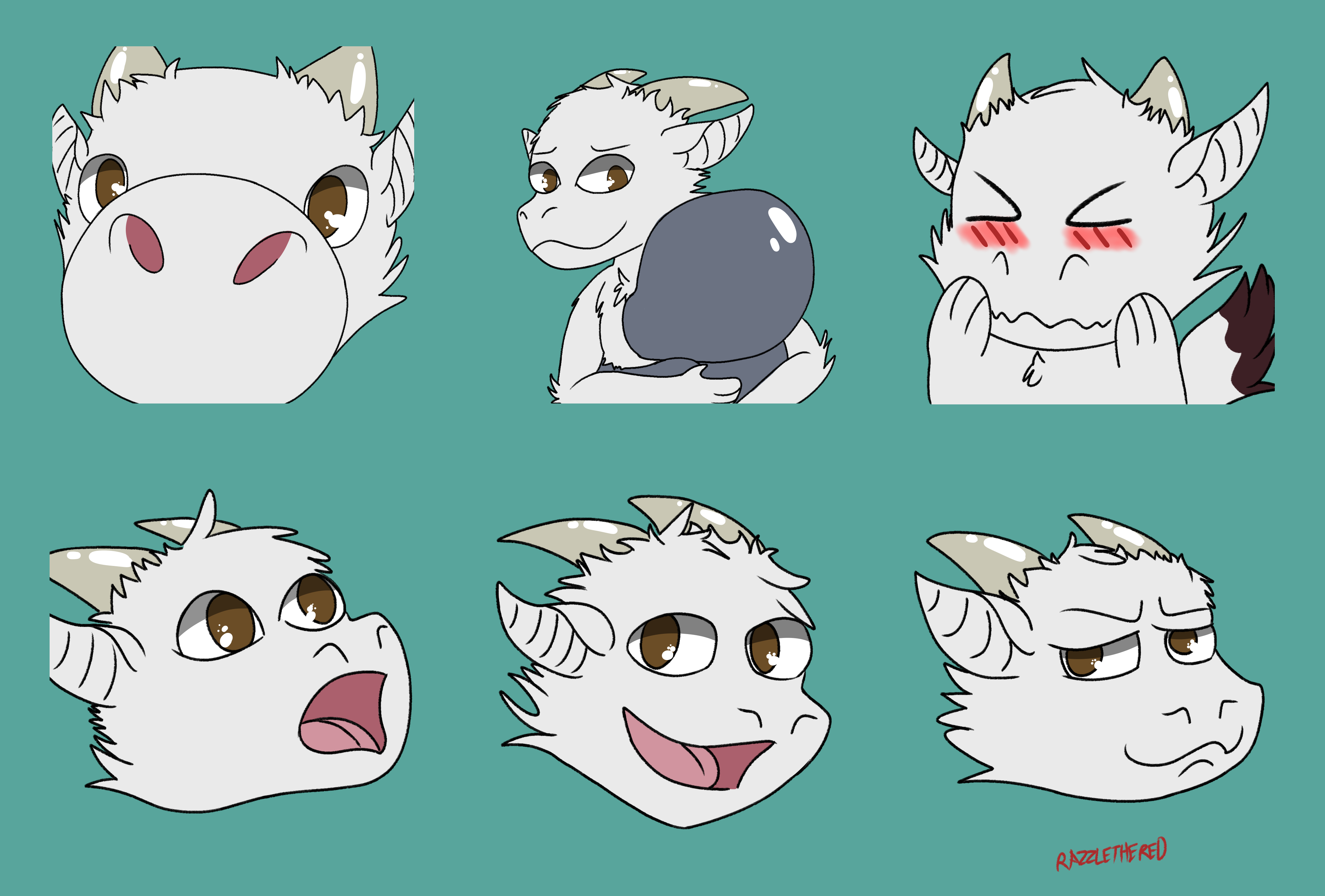 Drae Emotes by RazzleTheRed