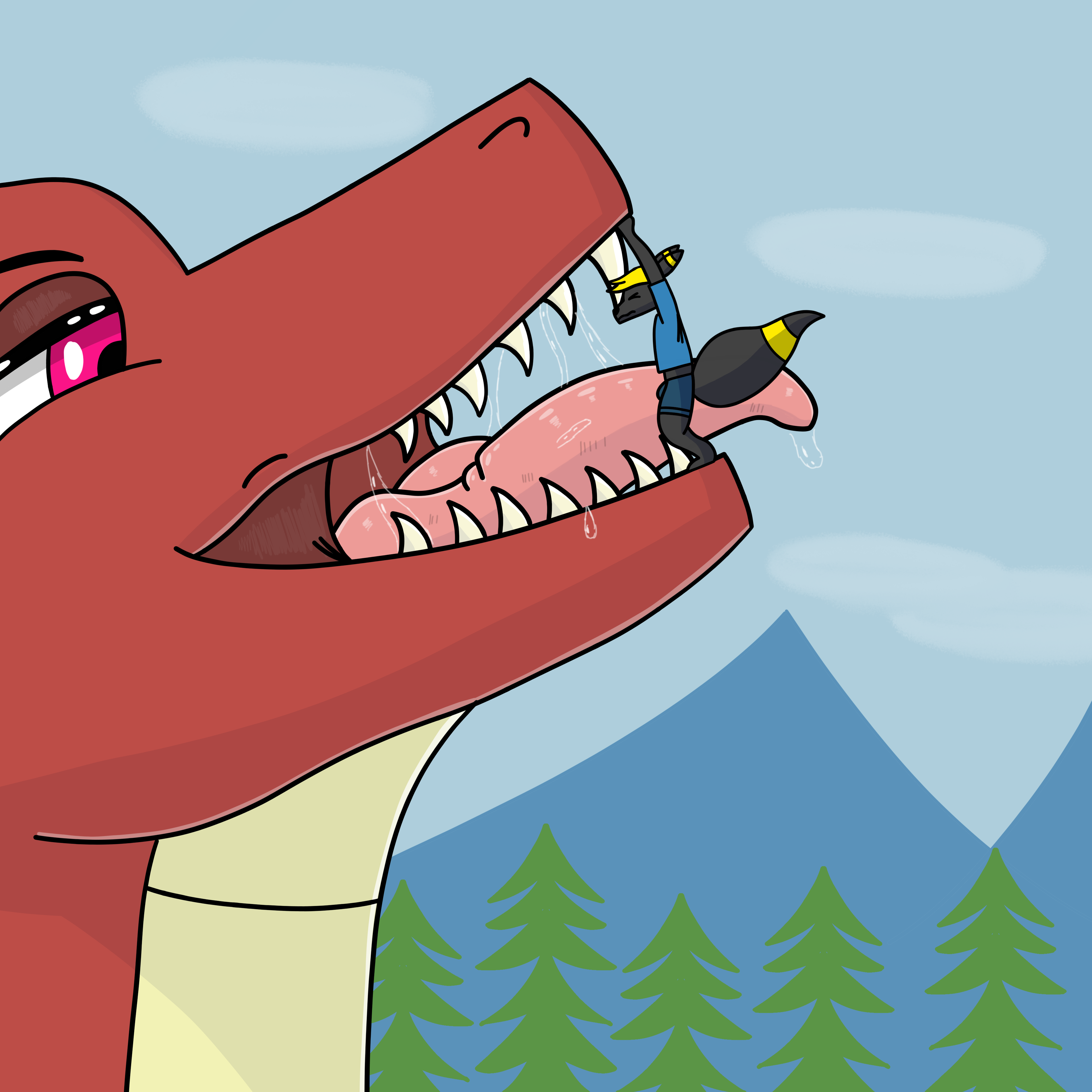 Dragon's maw by AlphabetABC