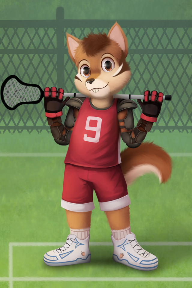Xavier in Lacrosse gear by pentrep