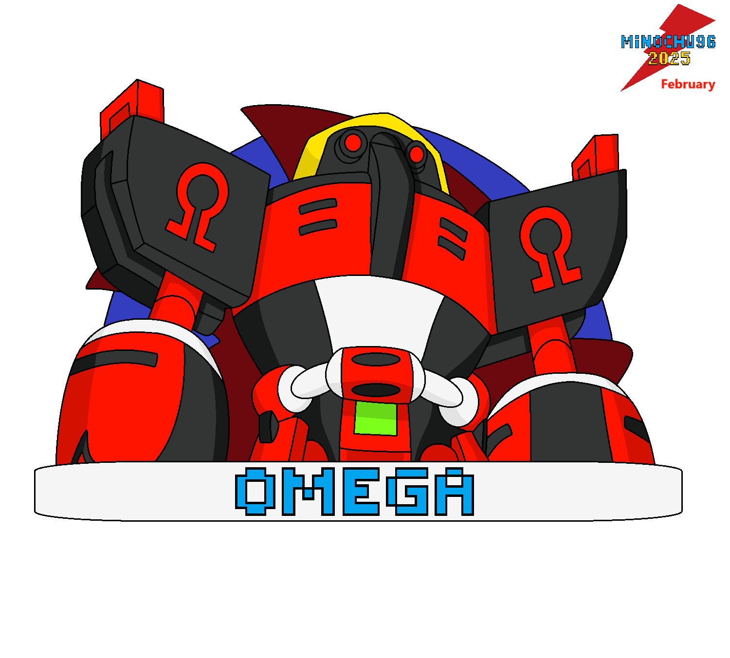 Omega, Eggman, Big and Zazz by Minochu96