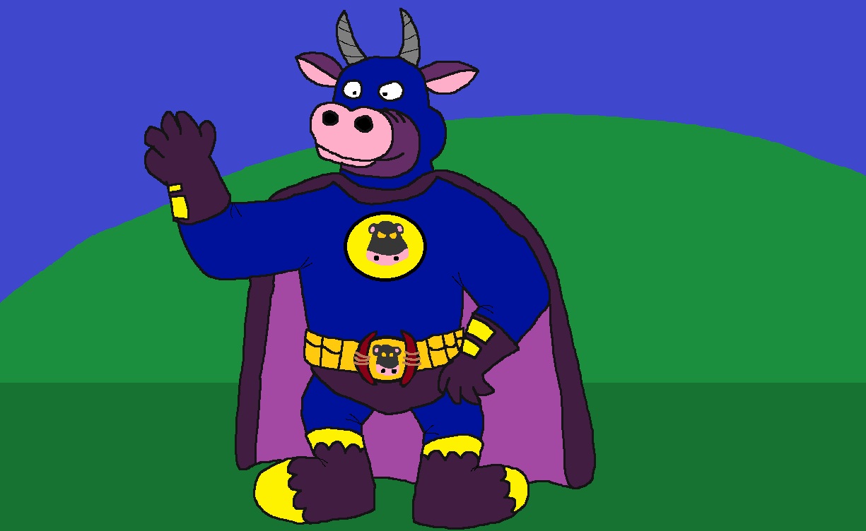Guy the Cow as Cowman! by GuyWalrus1996