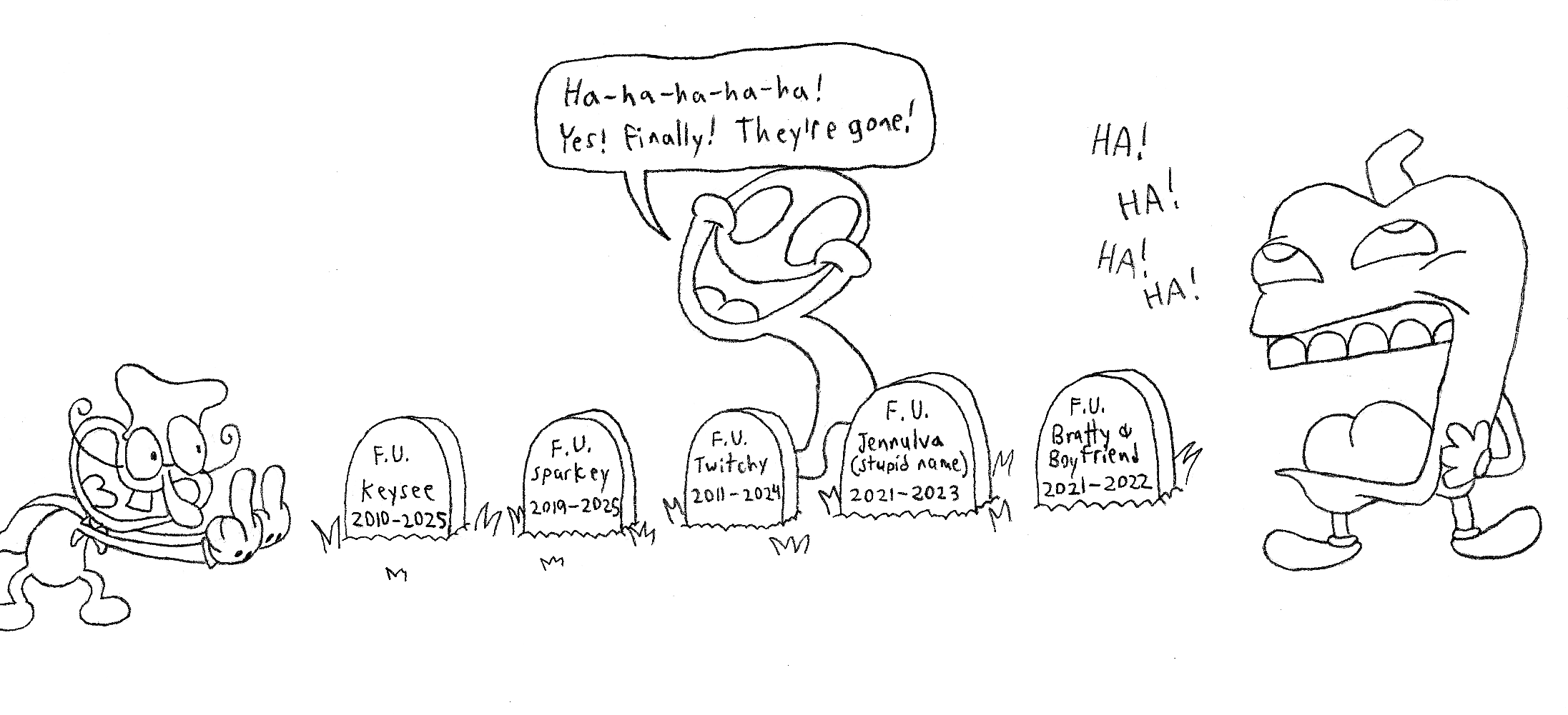 My Characters are Dead by FreePi