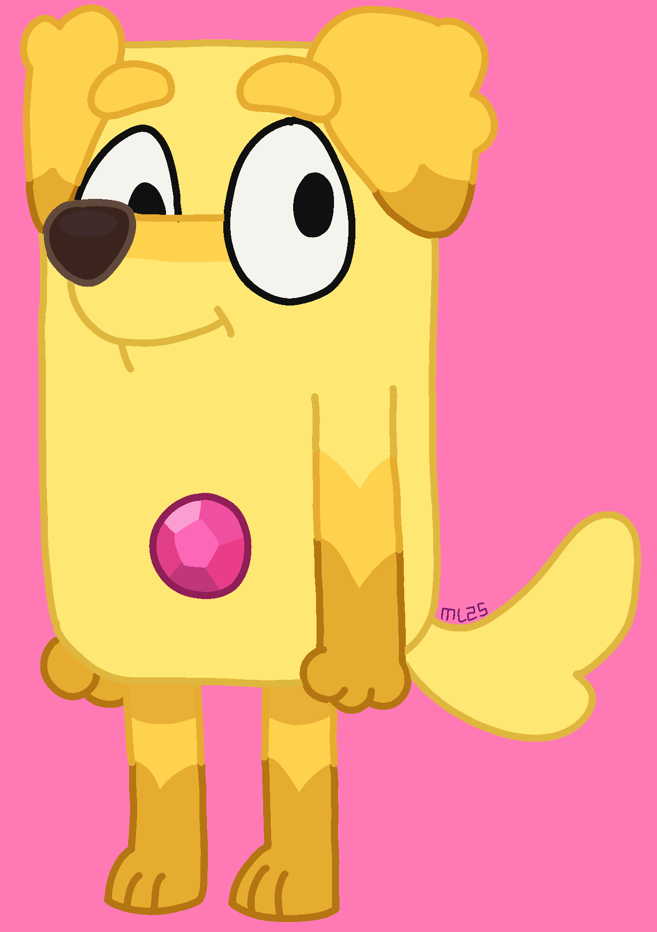 Bluey AU Steven! by MajorLionhunk