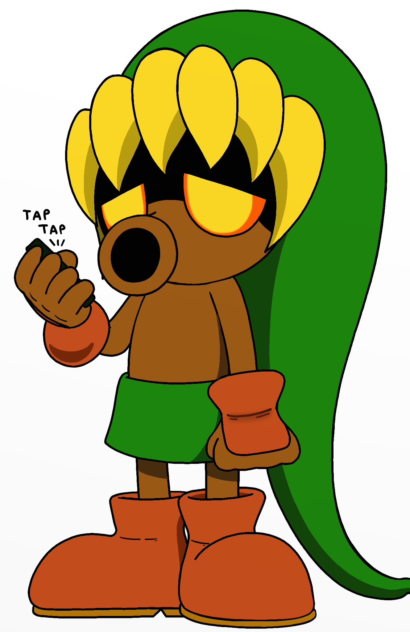 Deku Scrub Link (Majora's Mask) by TenebrousRaven