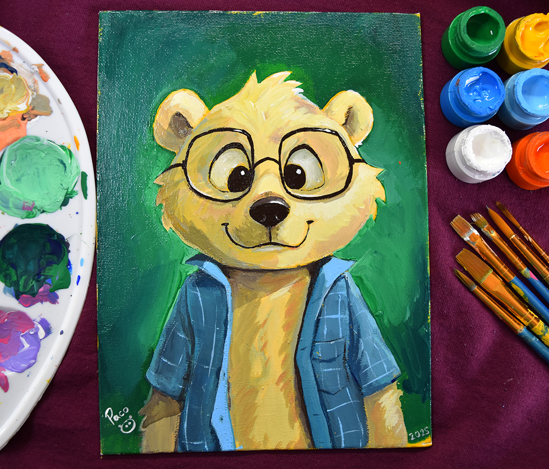 Bear Nerd by pandapaco