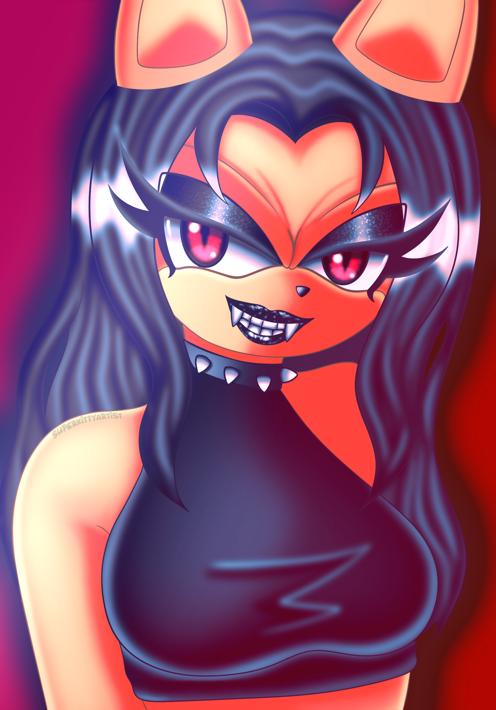 Vampire Kitty by SuperKittyArtist