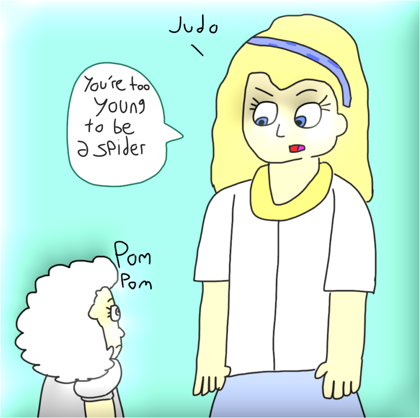 judo and pom pom humanized by frogtable125