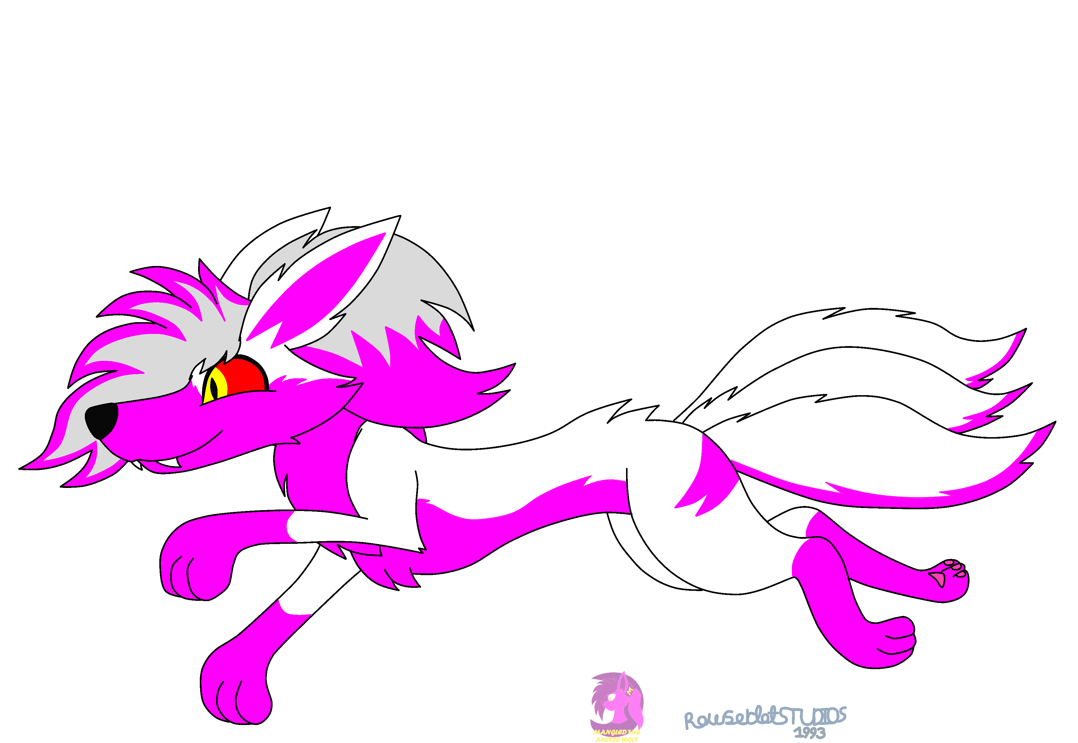 [Helluva Boss] Maxim Moon Lunar Form Flying [RowserlotStudios1993] by MangledTheArcticWolf