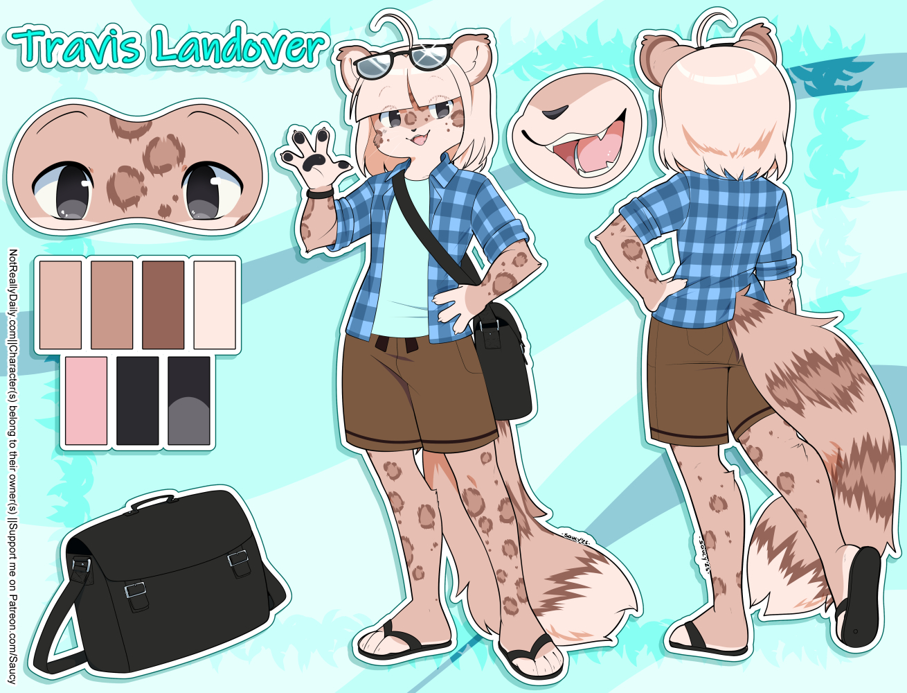 Travis Reference Sheet [SFW] by Saucy