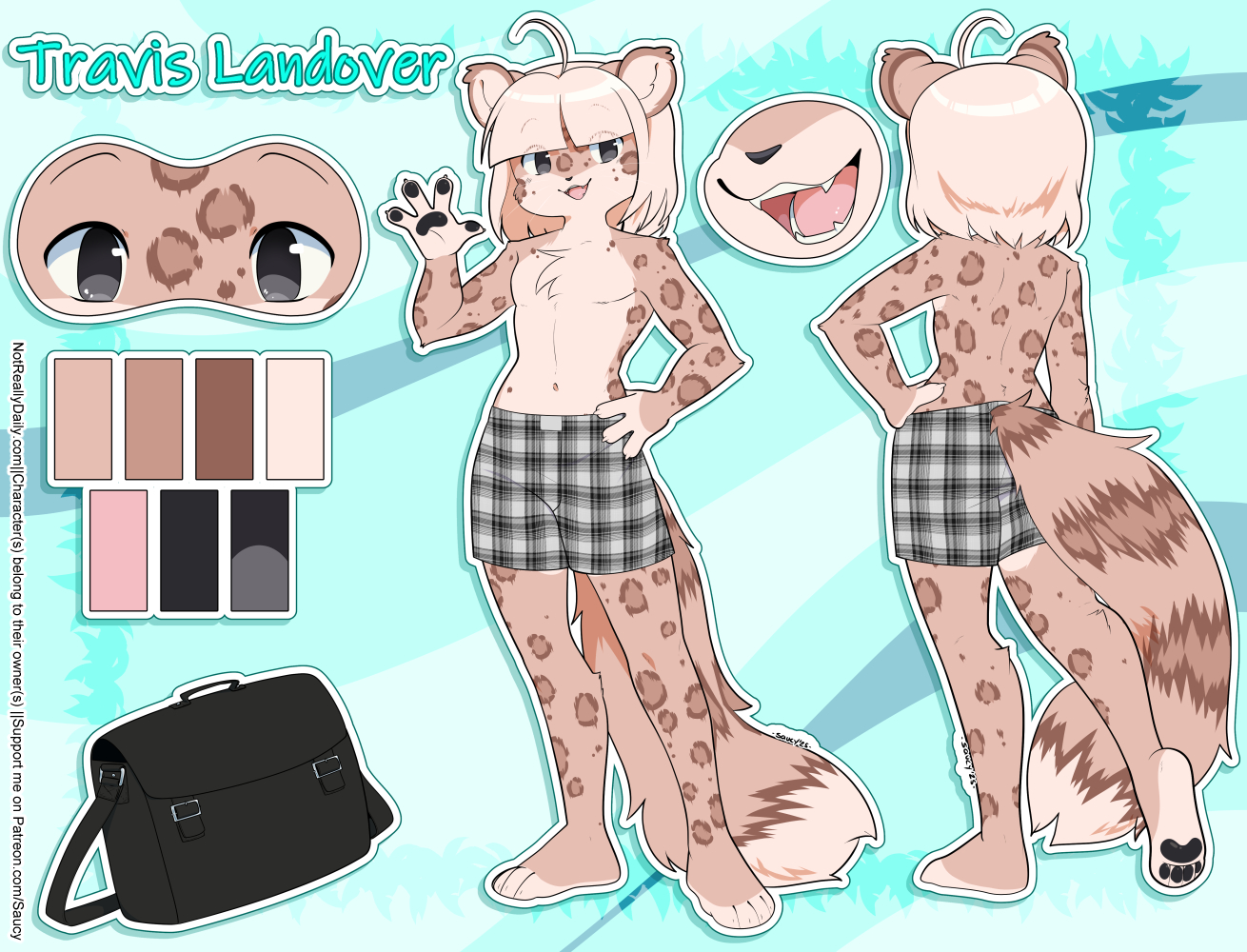 Travis Reference Sheet [SFW] by Saucy