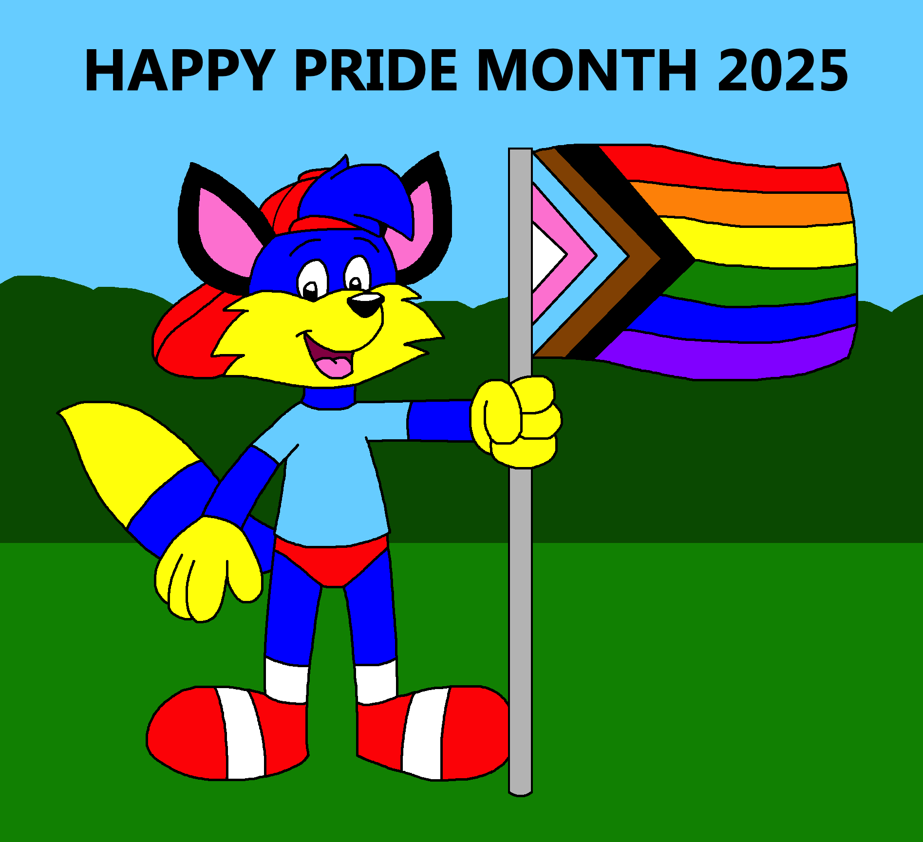Happy Pride Month 2025 by CartoonFoxArt2002