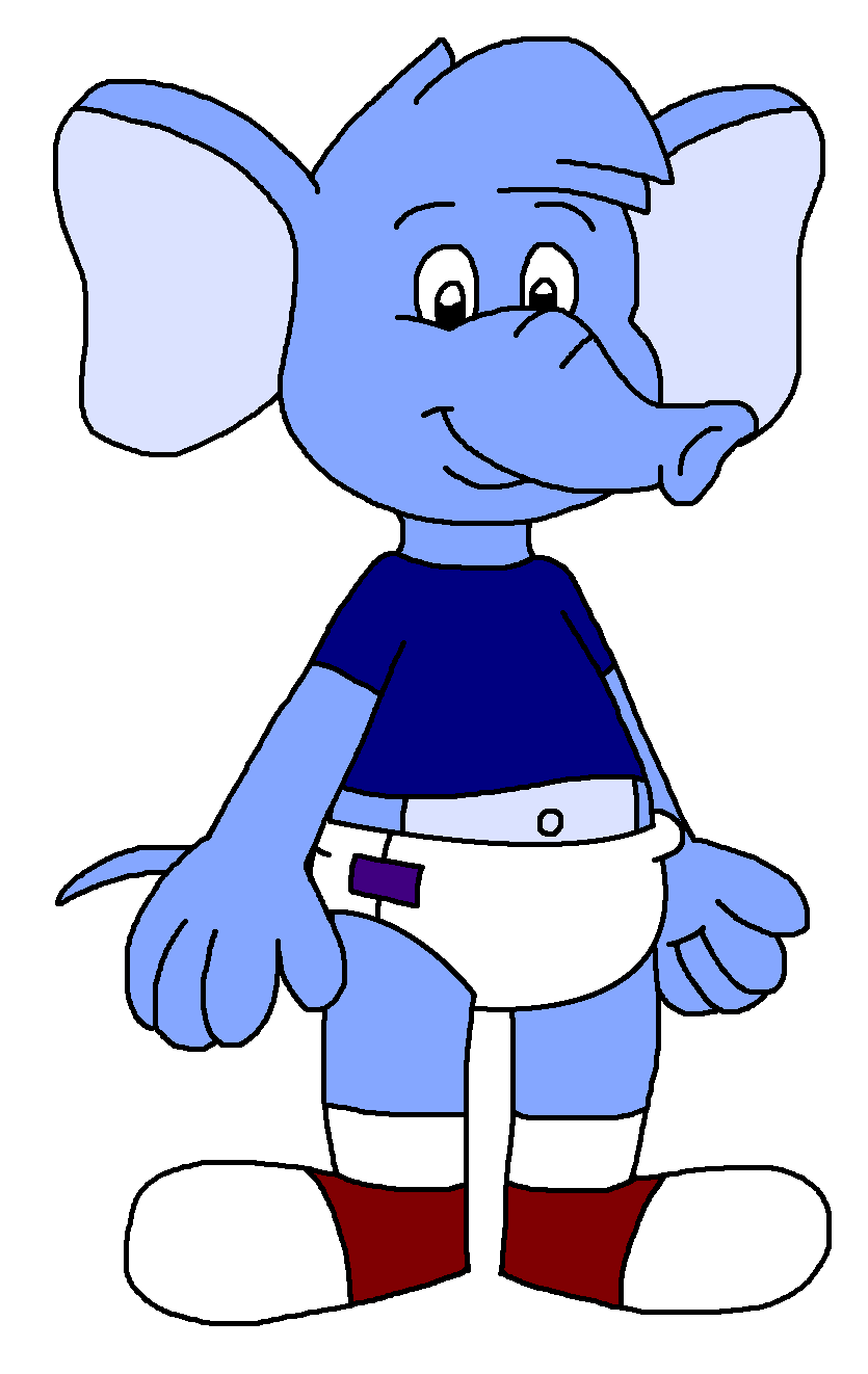 Elmer the Elephant by CartoonFoxArt2002