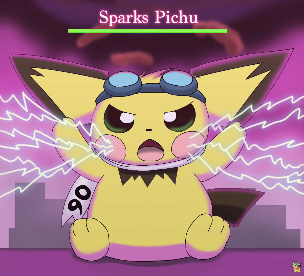 Dynamax Sparks by pichu90