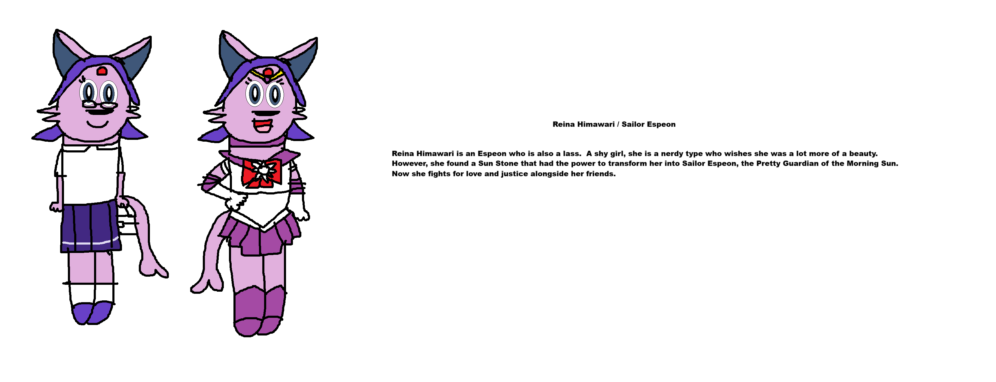 Reina Himawari / Sailor Espeon by jeremycrimson