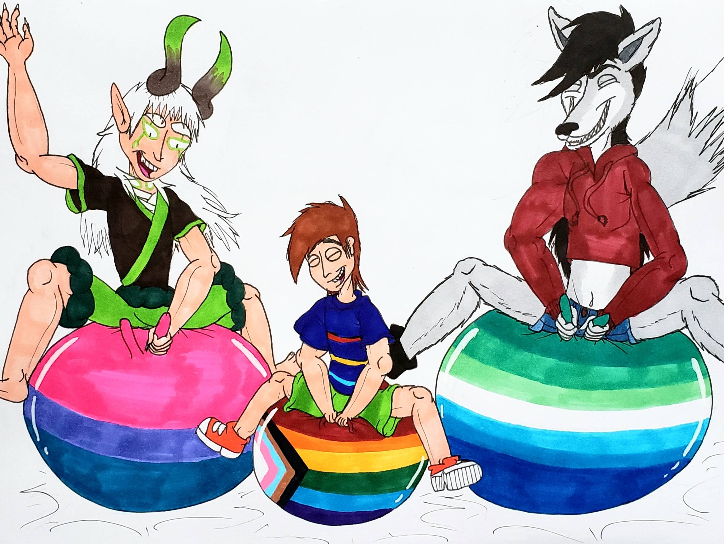 Pride Month bouncy fun by Balloonbouncer