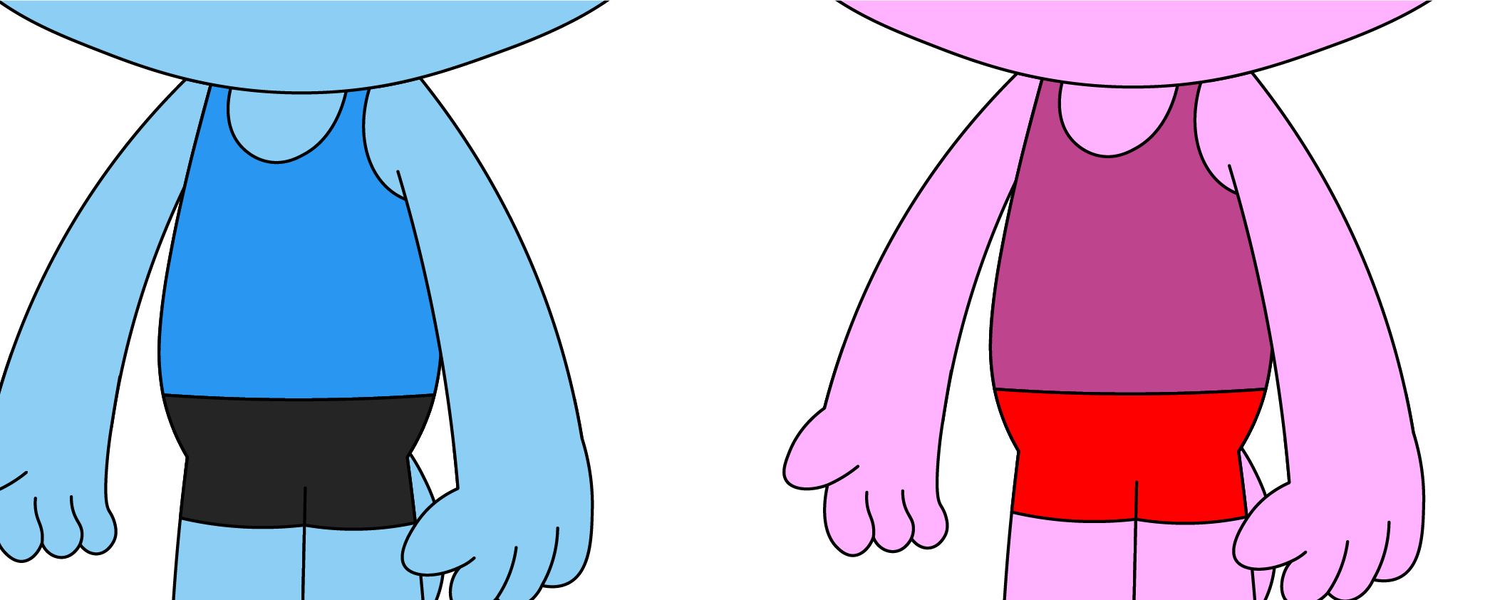 Spot and Riya's Boxer Briefs Close-Ups by pingguolover