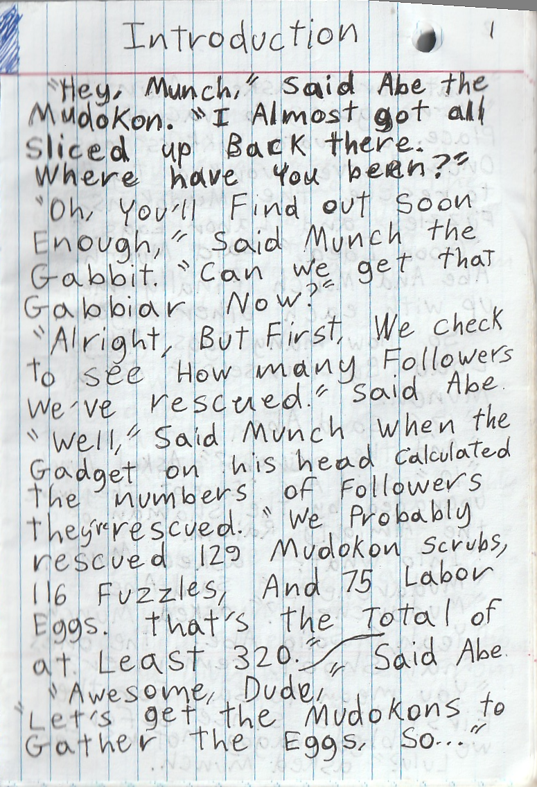 Munch's Oddysee (excerpts of the adapted Novel) by Aardbox1995
