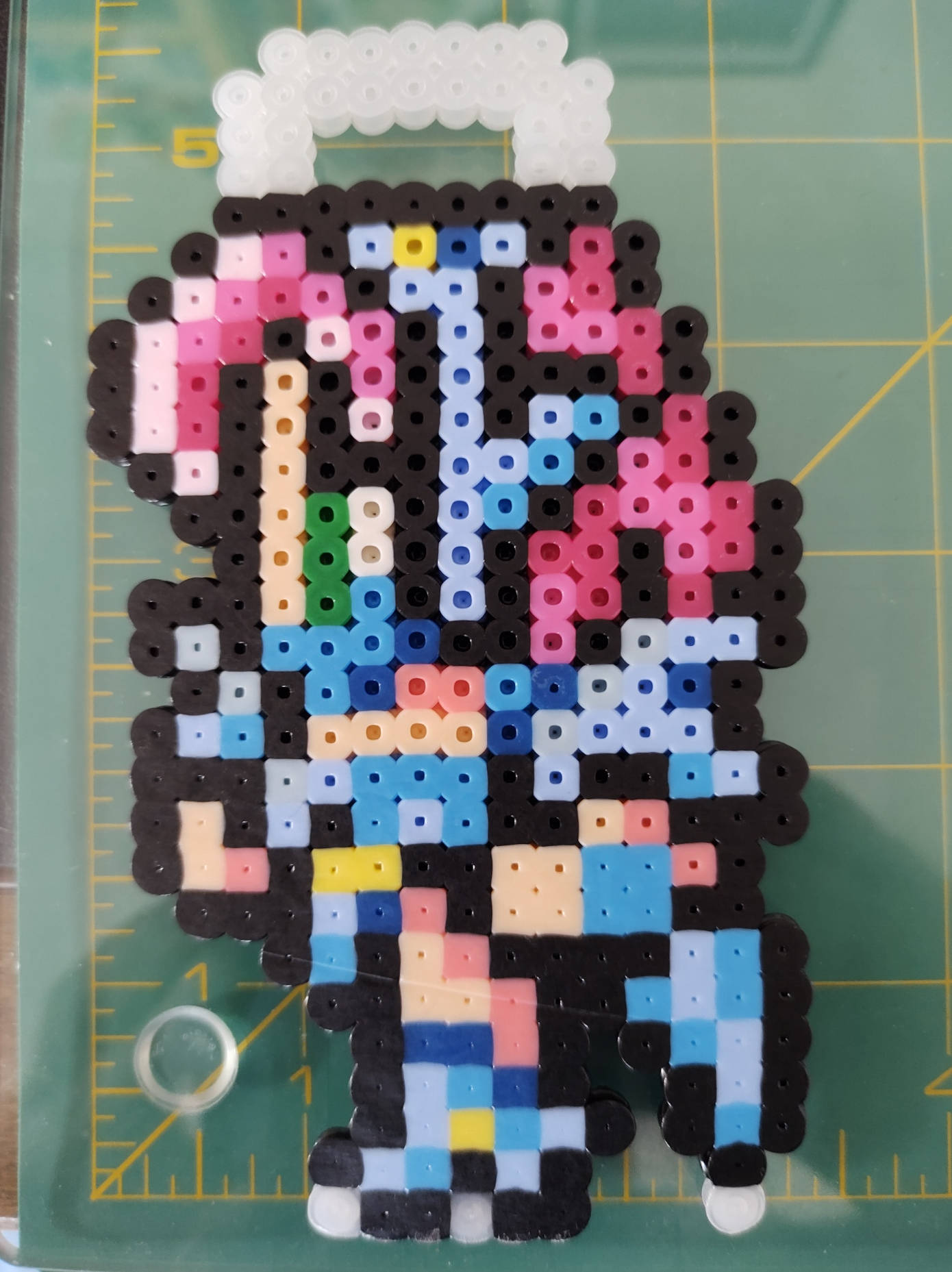 Lenna Tycoon Dragoon Perler by ryuuiaryuusei