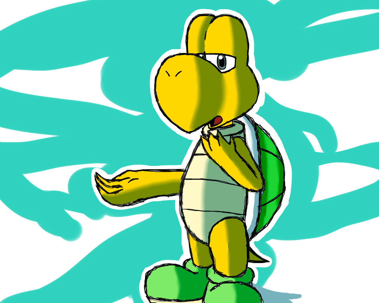 Singing Koopa by TairenuKitty