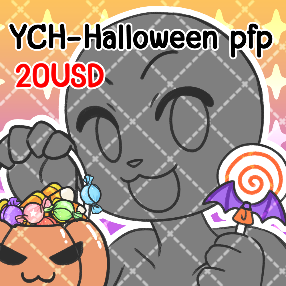 YCH - Halloween pfp by Vio023