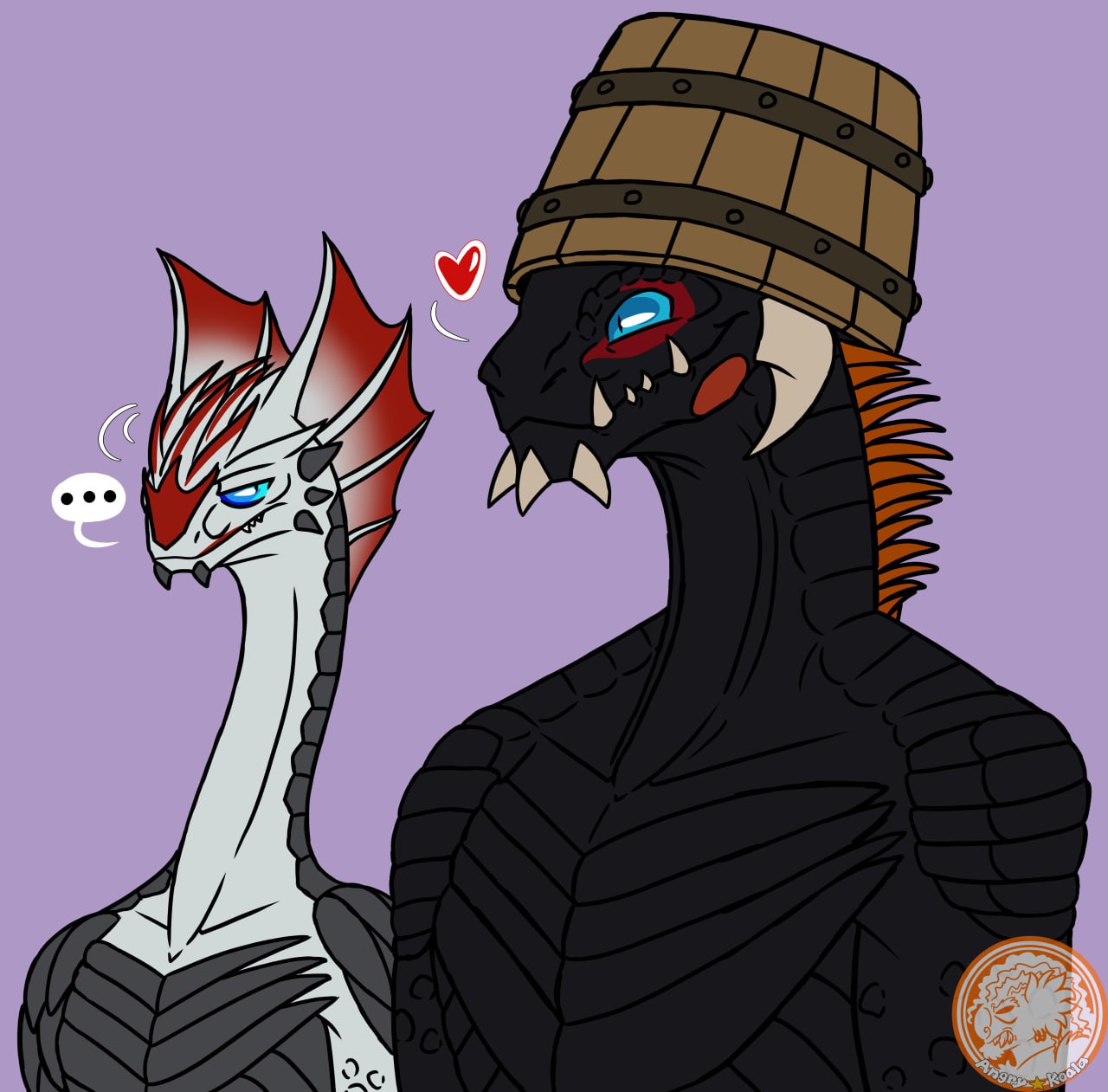 "the bucket stays on during sex" by Thalla