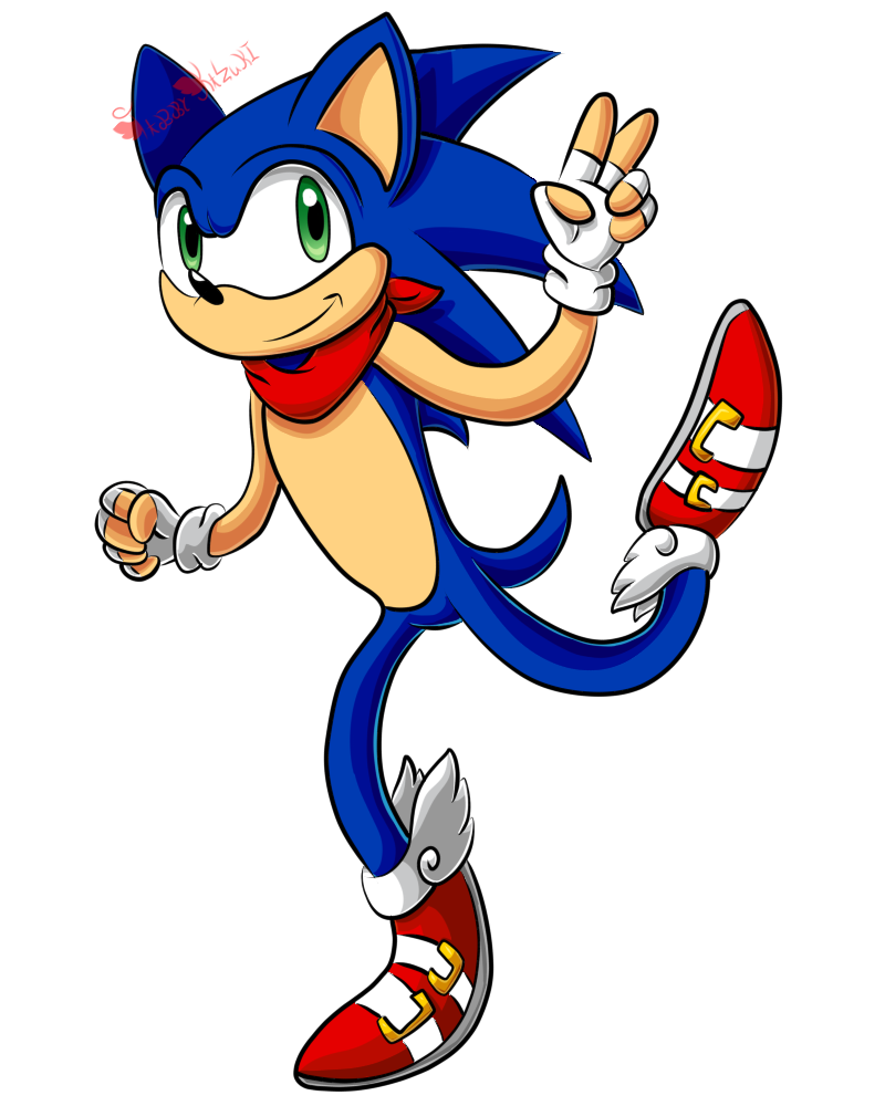 Sonic Redesign by TabbyKazuki