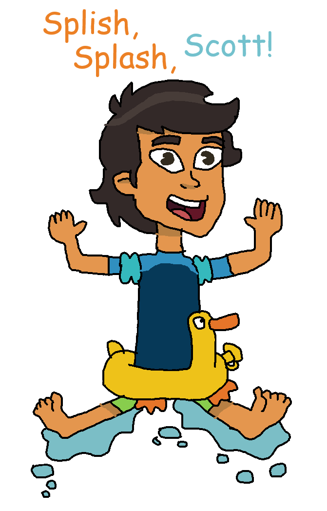 Splish, Splash, Scott! Book by ChavoAndFriends
