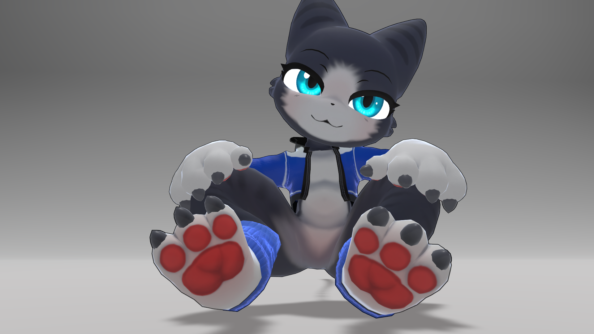 VRChat Avatar - Cocat the Cool Cat by C0C0Puffs