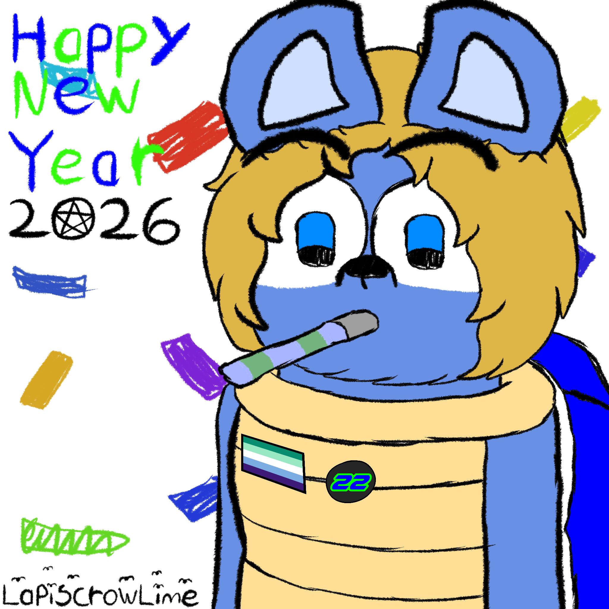 Happy New Years Demons by LapisCrowLime