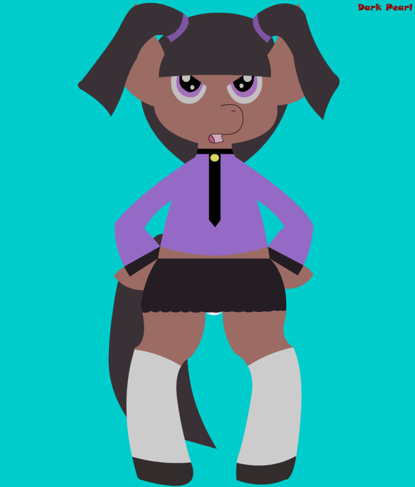 Kitty Sapphire (Flat color Version) by MistressPearl