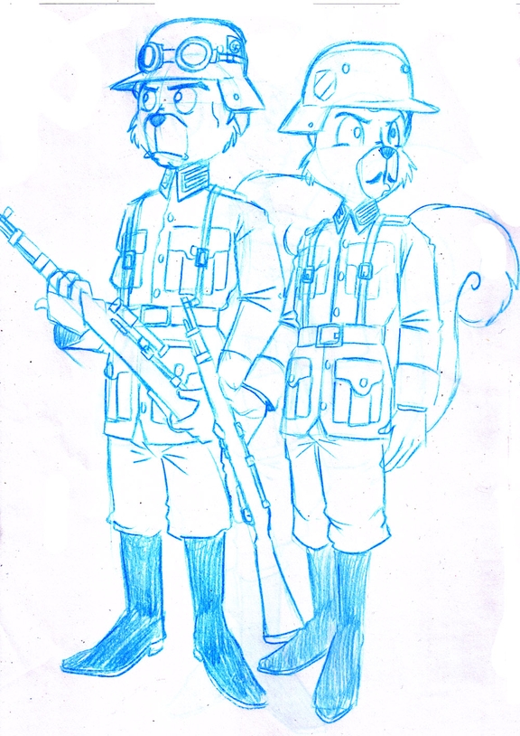 Olaf and Frenzel by Kooshmeister