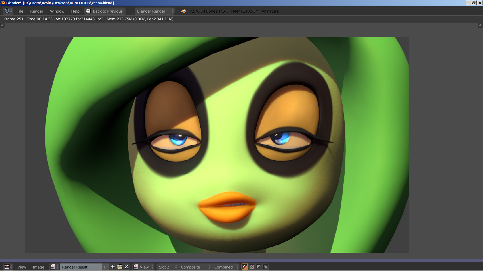 Zeena model by ken17
