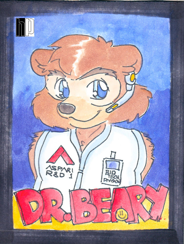 Dr. Beary badge RF 2014 by hobbypanda