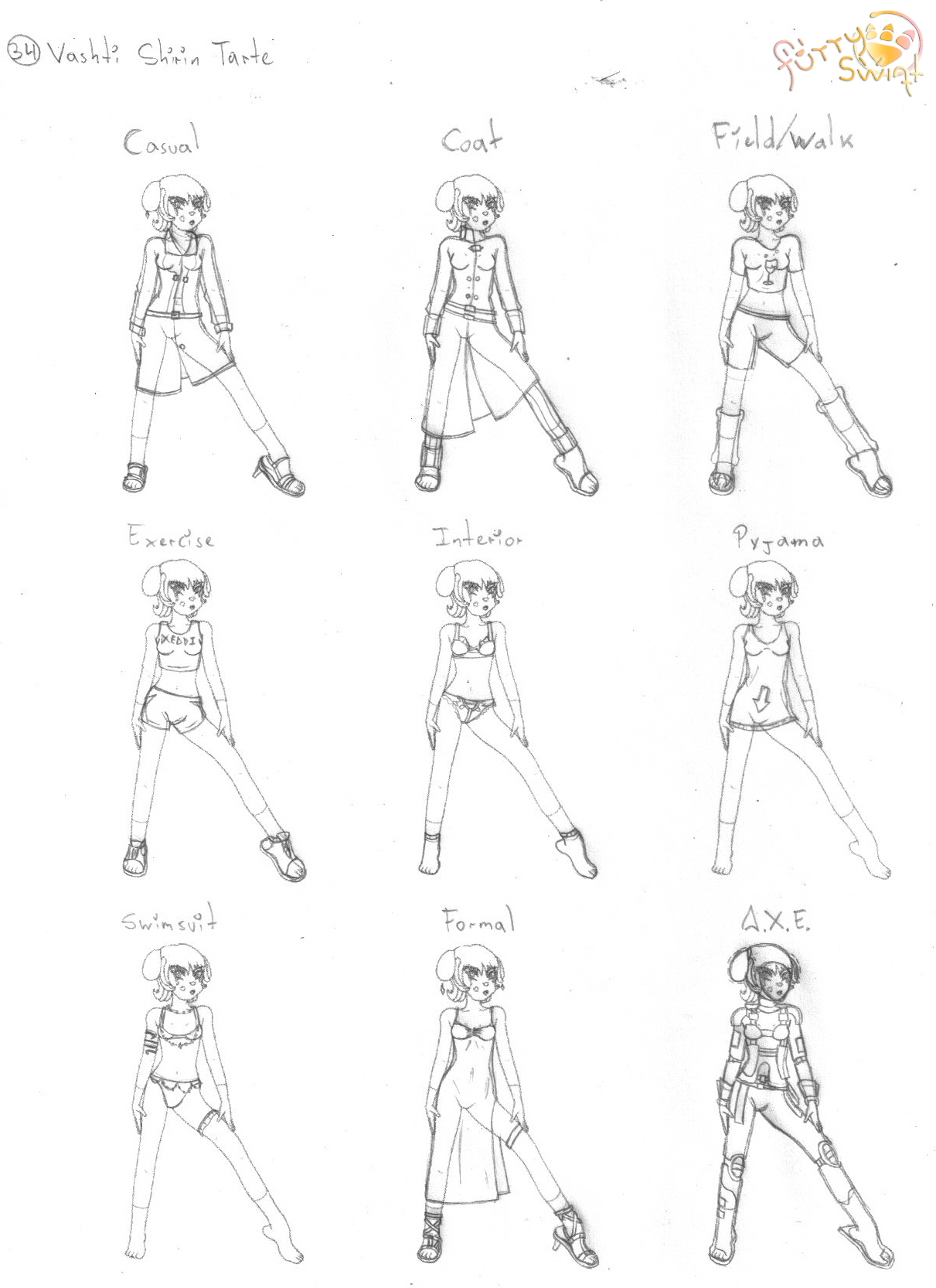 Swift Characters-Clothes by MozzlynArts