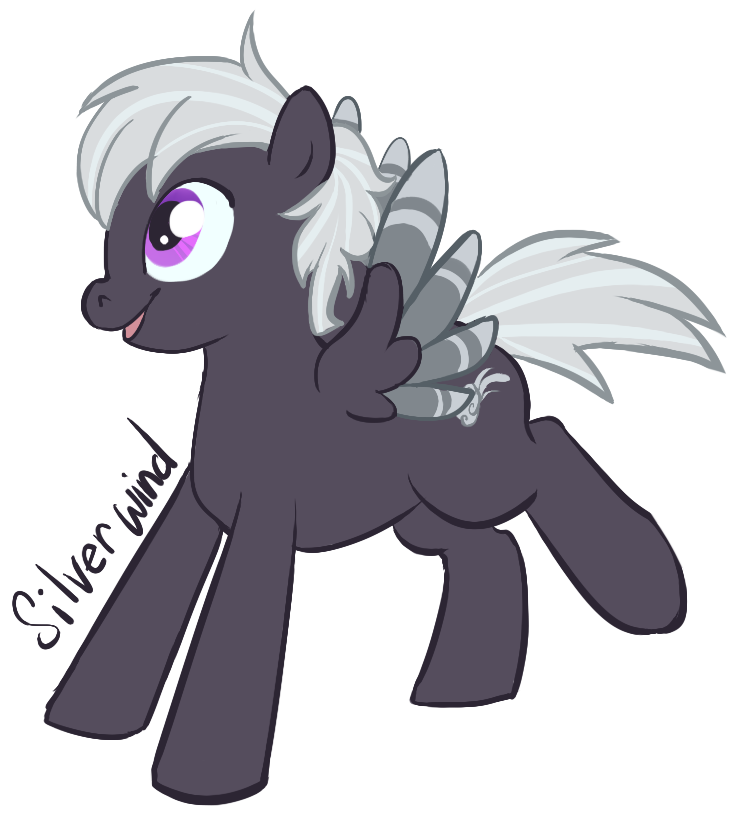 My Lil Brony: Silverwind by ScottySkunk
