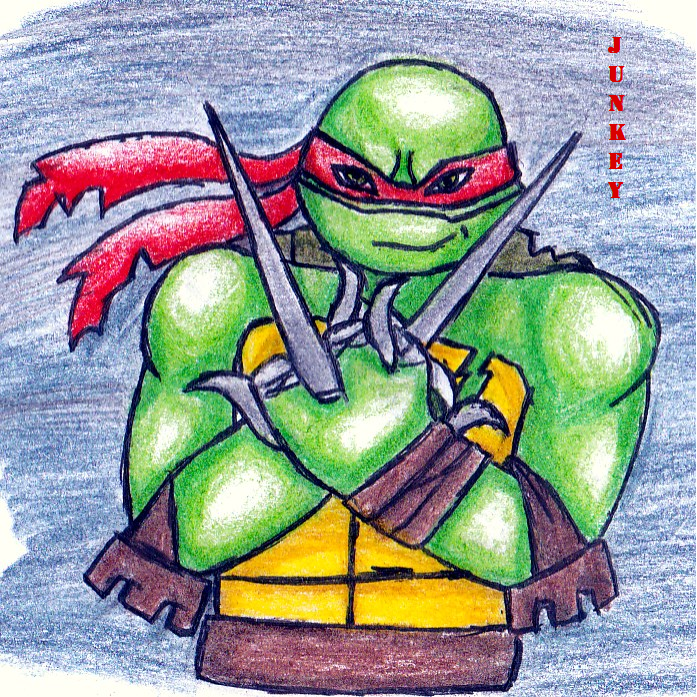 TMNT 2012 Raph by Junkey