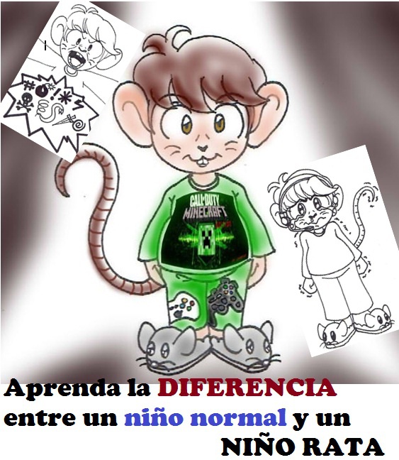 Niño rata y niño normal, aprenda la diferencia by AngelDeLaVerdad