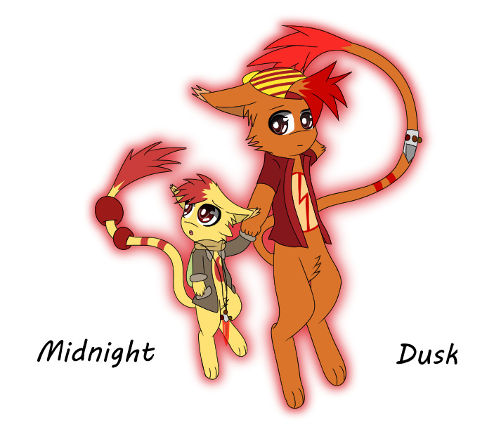 Dusk & Midnight by MewDan
