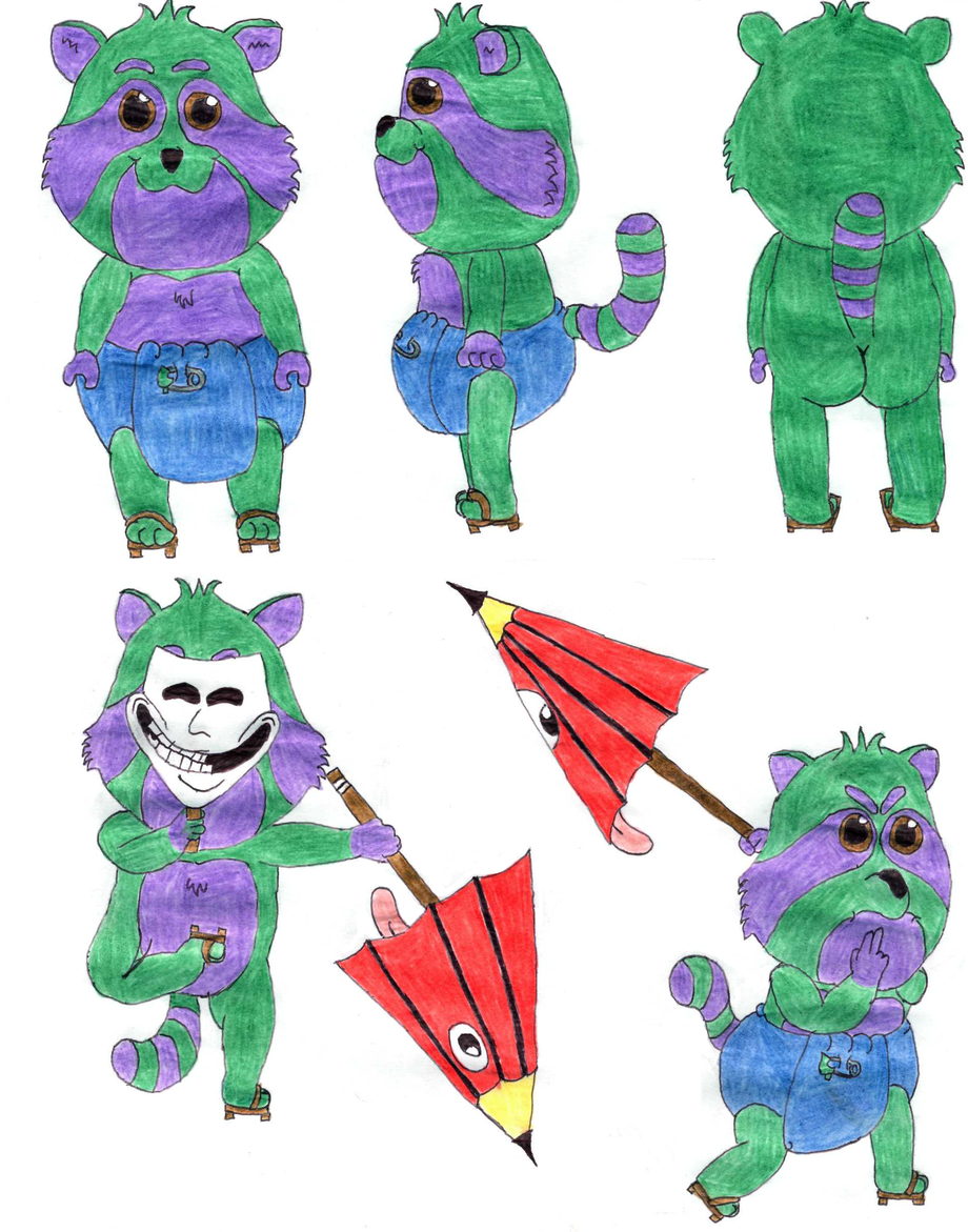 Ikunat the Tanuki by BlazeHeartPanther