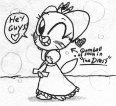 Gumball in "The Dress" by KainswordShadowkan