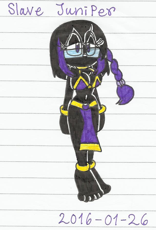 Slave Juniper Ebonywood by KatarinaTheCat18