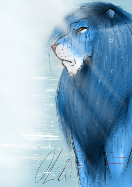 Sat in the Rain by therealshadow