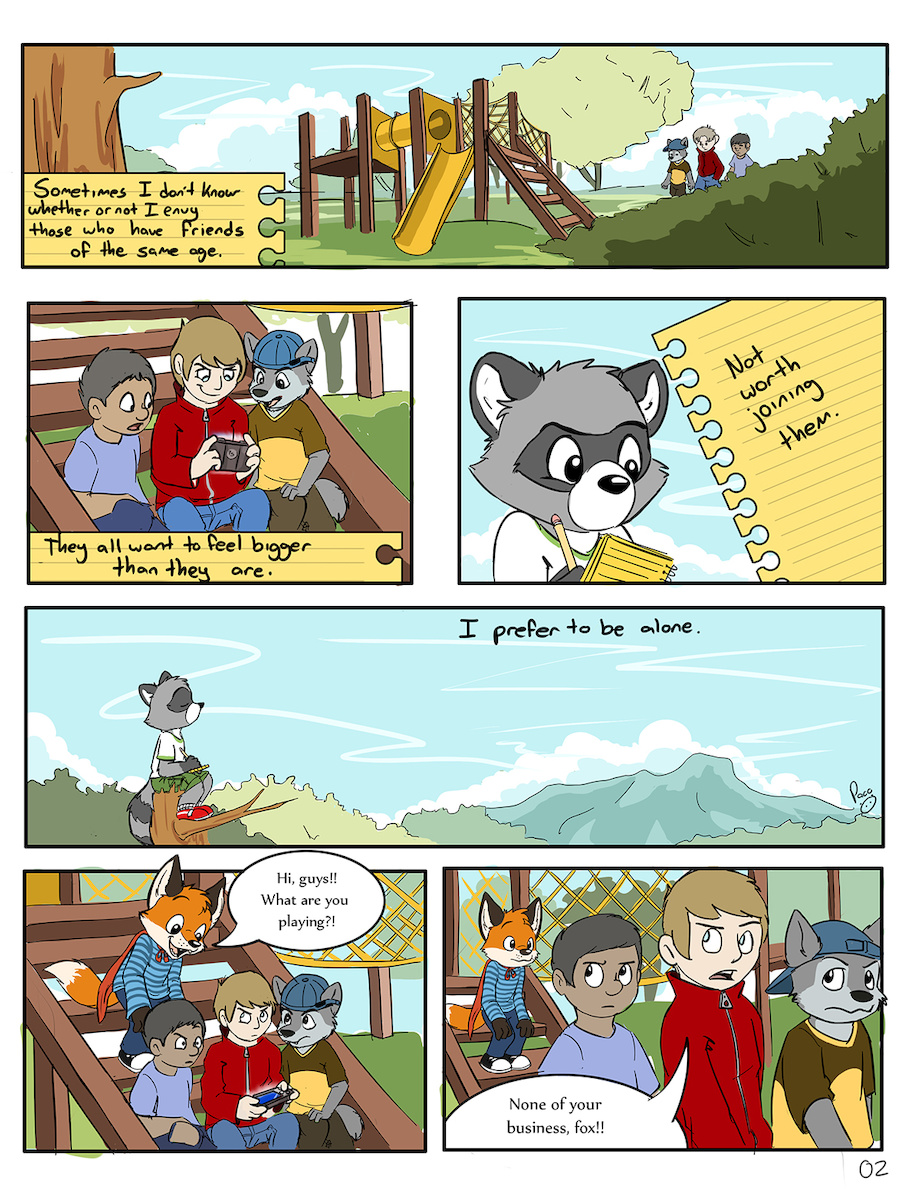 [ENGLISH] Art & Biro comic issue 1 by pandapaco