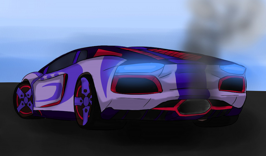 Aventador Butt by Mechaphilia