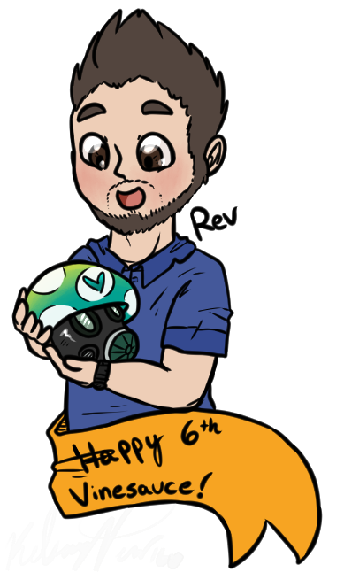 Happy 6th Vinesauce by QueenKami
