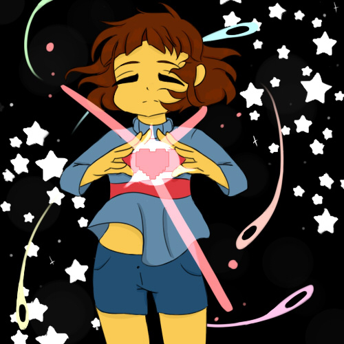 Pacifist Frisk by mewbbie